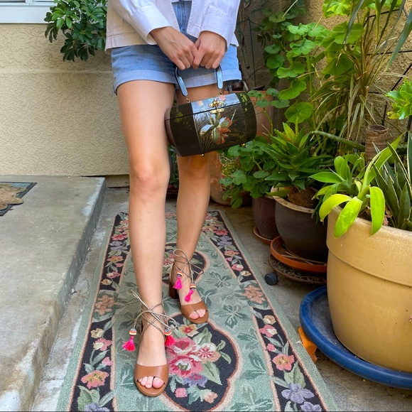 Sam Edelman | Shoes | New Brown Sam Edelman Leather Sandals In Box ...